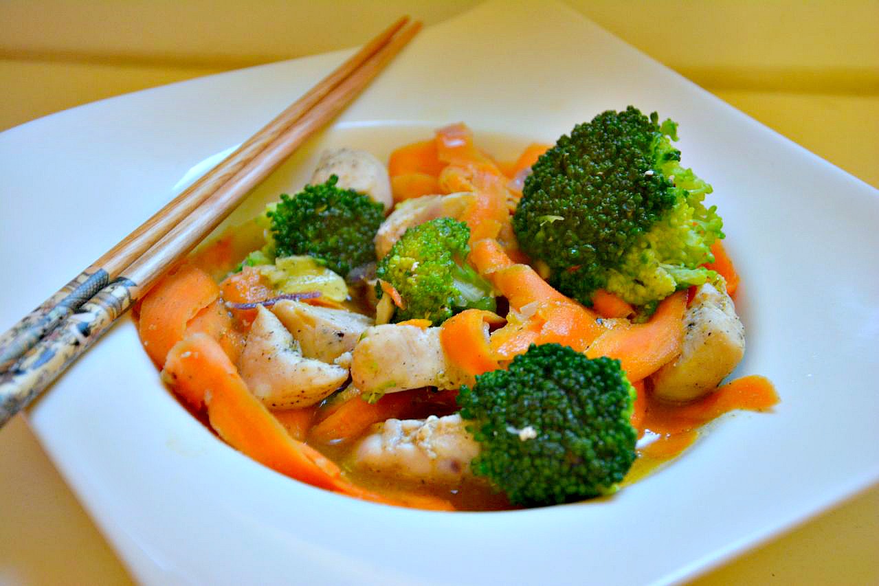 Orange Chicken with broccoli ~ Paleo diet recipe blog