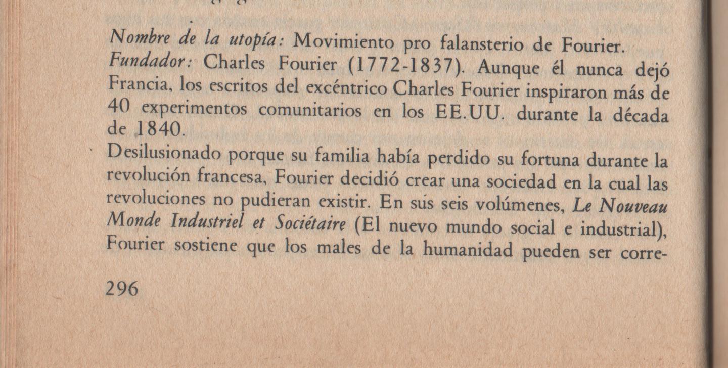 Victor M. Gruber F.: UTOPIAS--(XVI)--FALANSTERIOS--C. FOURIER--(1772 ...