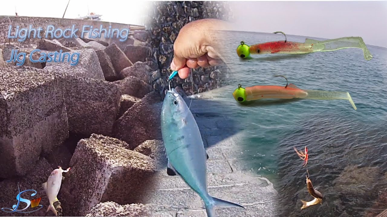 Light Rock Fishing Jig Casting | video de peche