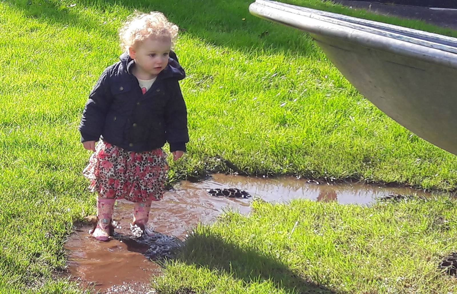 Fun as a Gran: Splish Splash - fun in puddles