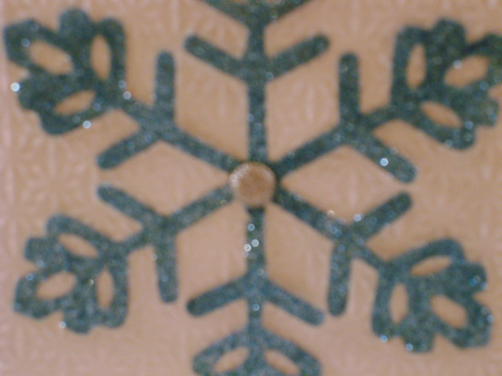 Eileen's Stamping Corner: Glitter Snowflakes