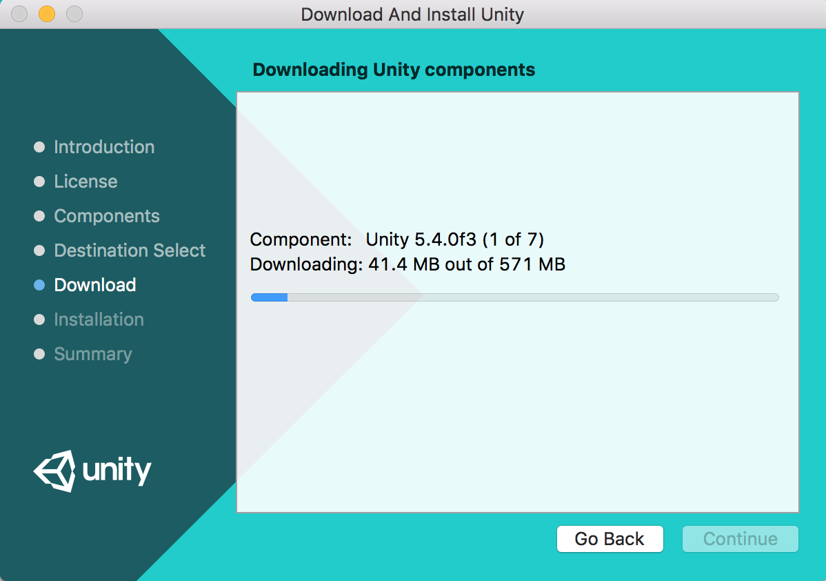 ARDUnity Project: 유니티(Unity) 설치