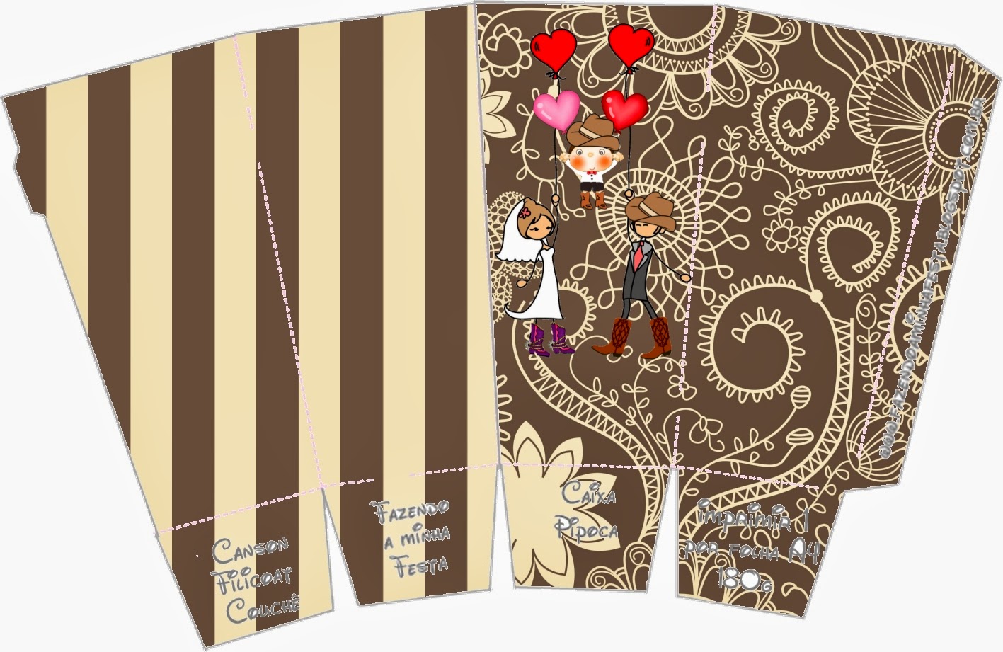 Cowboy Themed Wedding Free Printable Boxes. | Oh My Fiesta Wedding!