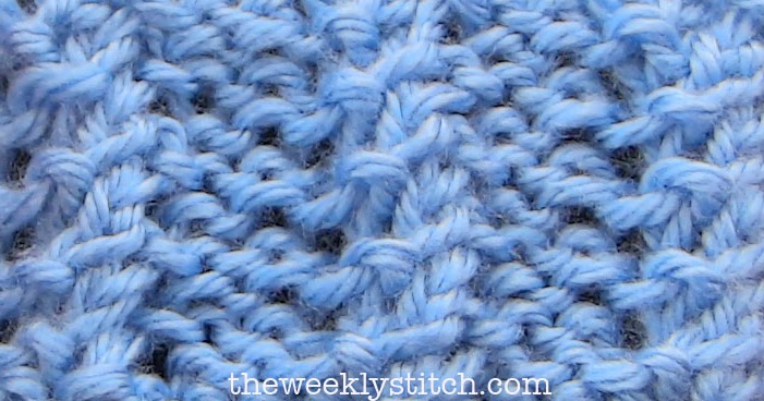 Zigzag Knotted Rib | The Weekly Stitch