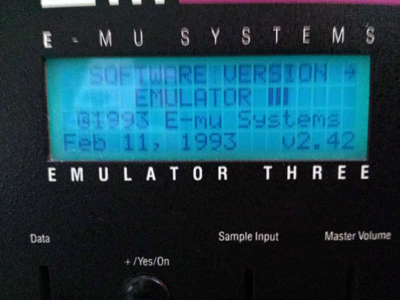 MATRIXSYNTH: Emulator EMU EIII Black Rack Mount Digital Sampler with ...