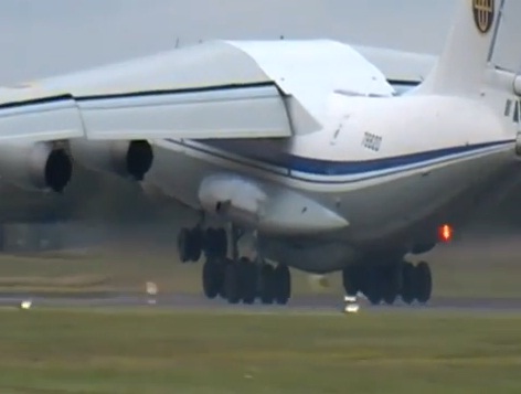 Jet & Prop by FalkeEins: IL 76 departure from Fairford 2011