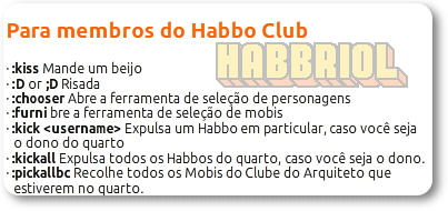 Comandos e Alt Codes do Habbo Hotel 2016