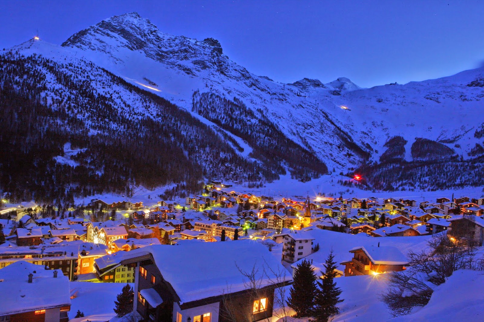 Saas-Fee/Saastal Tourismus: Kuriose, schöne und andere Weihnachtsgrüsse