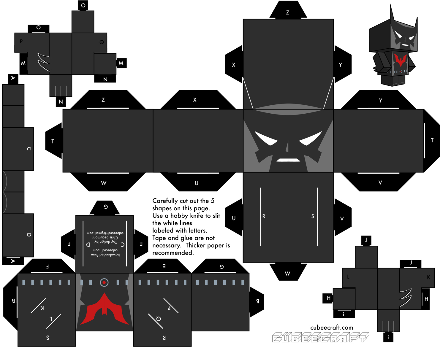 NINJA WORLD! "A Mouthful of Many Things": CUBEE CRAFT