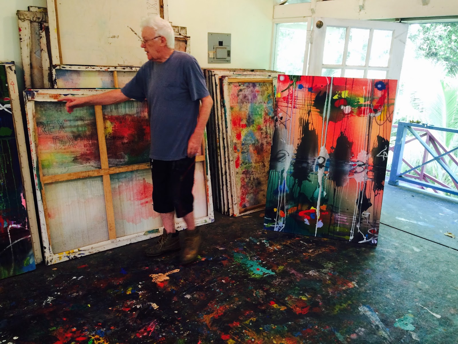 The Art of Rex Matthew Dixon: Rex Dixon Portrait of the artist and ...