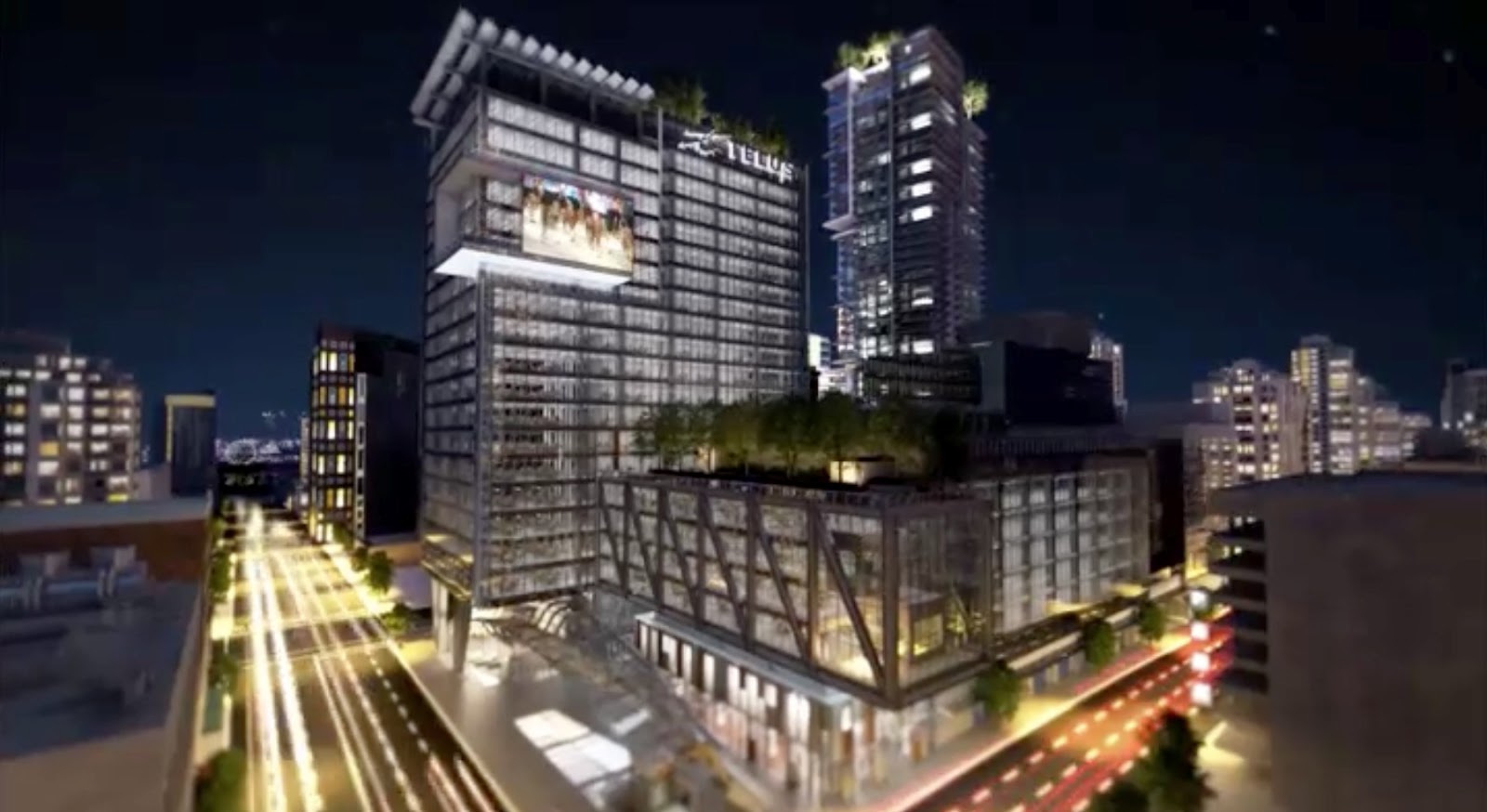 Telus Garden | 135m, 88m | 46fl res, 22fl office | 928,000sqft ...