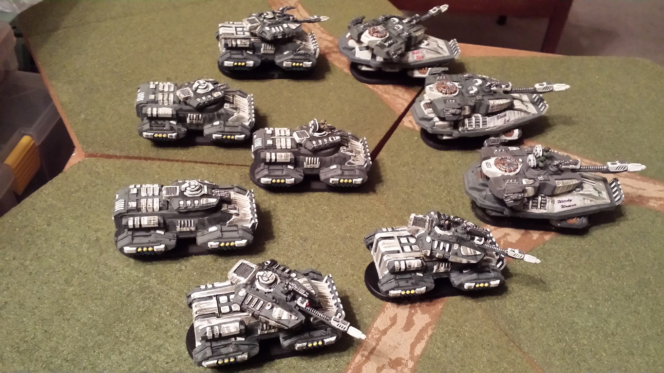 Painted Arc Fleet Armor by Mike Wikan