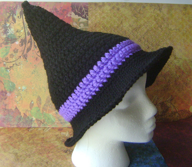 knit by nat: NKBN: Halloween Edition: Crochet Witch's Hat