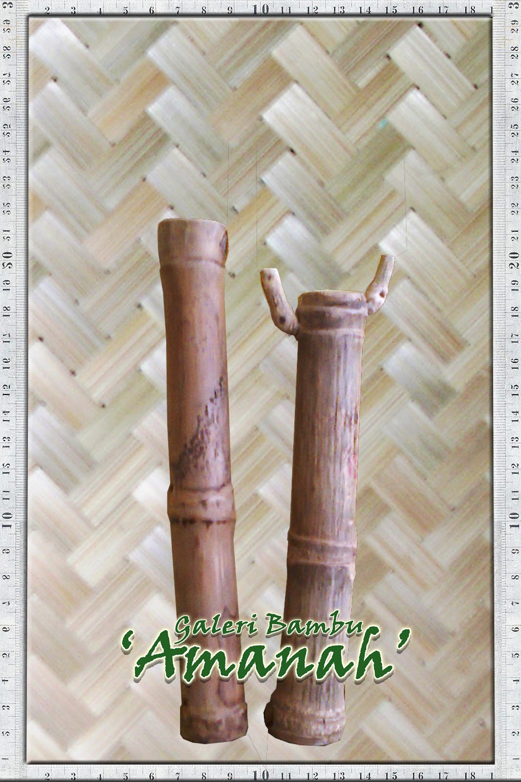 Galeri Bambu Unik Nusantara: Bambu Buta Tumpuk Ruas