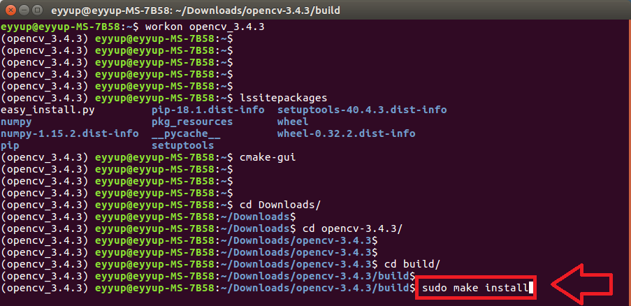 Yapay Zeka Labs: OpenCV (Python) Kütüphanesinin Ubuntu'ya Kurulumu