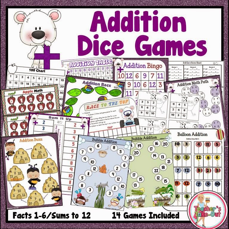 Teacher's Take-Out: What Makes 20? - Addition Game Freebie!!