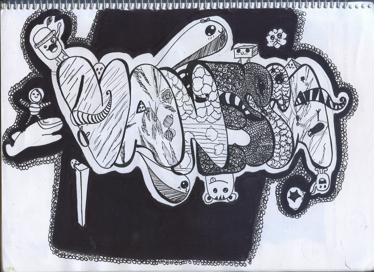 Visual Arts: Garfield. Typography and Texture