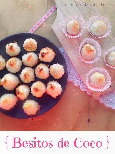 Besitos de Coco (Coquitos) - Cocina de Muerte Lenta