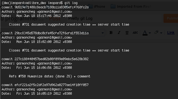 Pretty Git Log