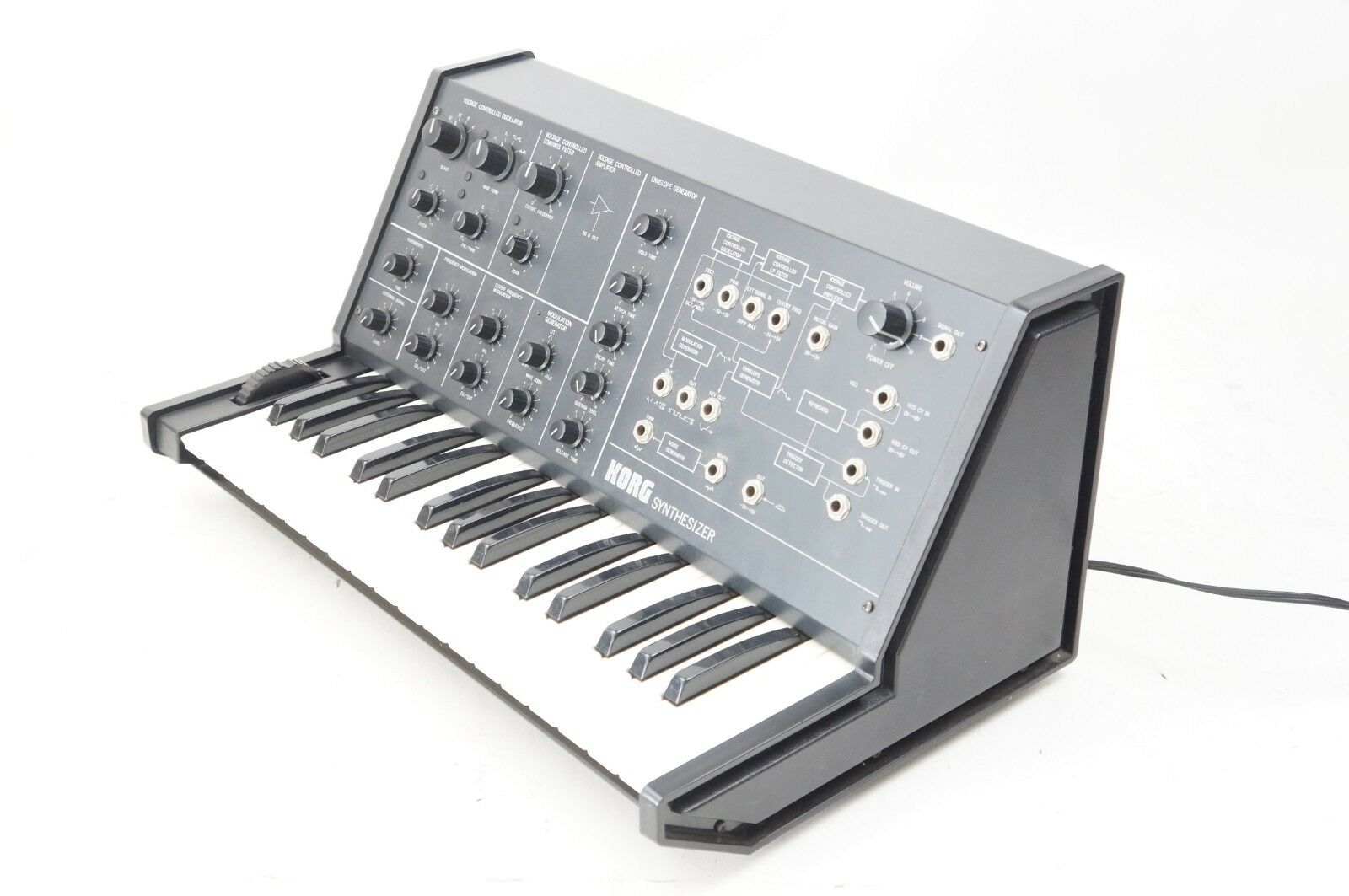 MATRIXSYNTH: KORG MS-10 Vintage Analog Semi-Modular Synthesizer SN 133110