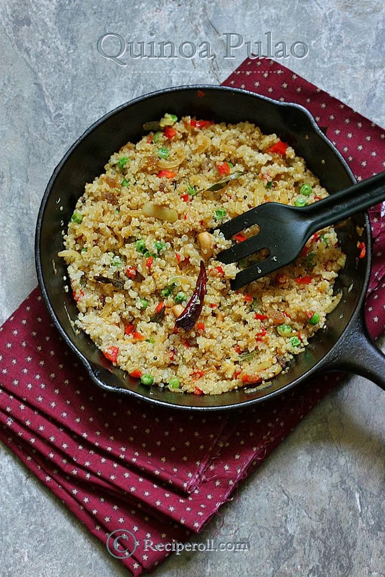 Quinoa Pulao | How to cook Quinoa