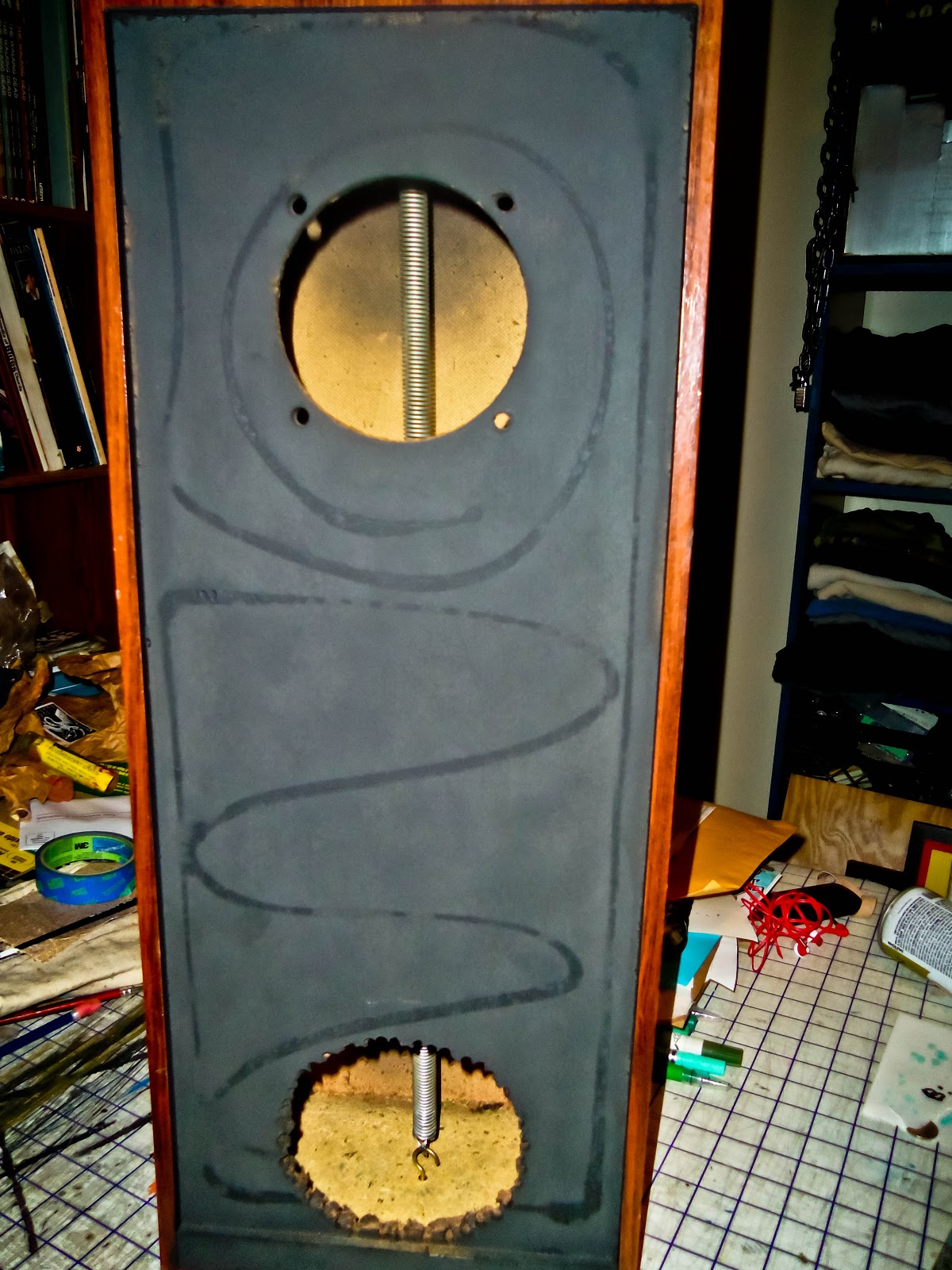 Blair Menace: Homemade spring reverb chamber