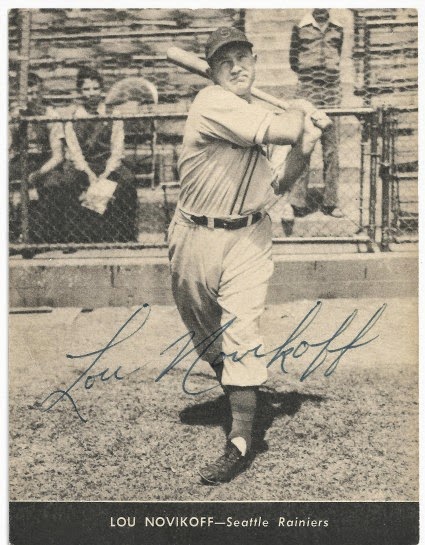 Bob Lemke's Blog: The Lou Novikoff Story, Part 2 (1941- )
