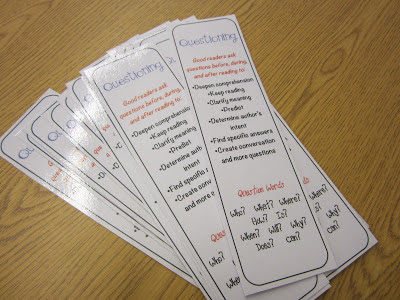Lacy's Letters: Questioning Strategy & Bookmarks