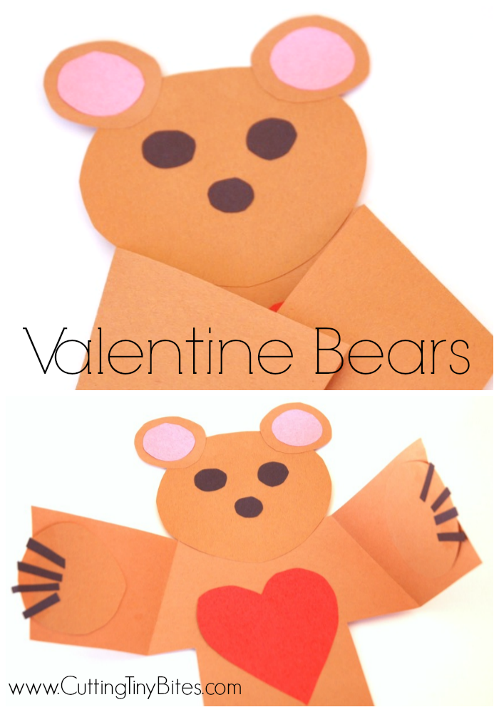 The Valentine Bears | What Can We Do With Paper And Glue