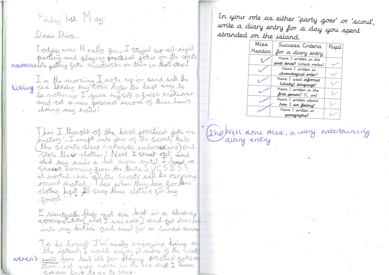 Every Child is a Writer!: Diary Entries