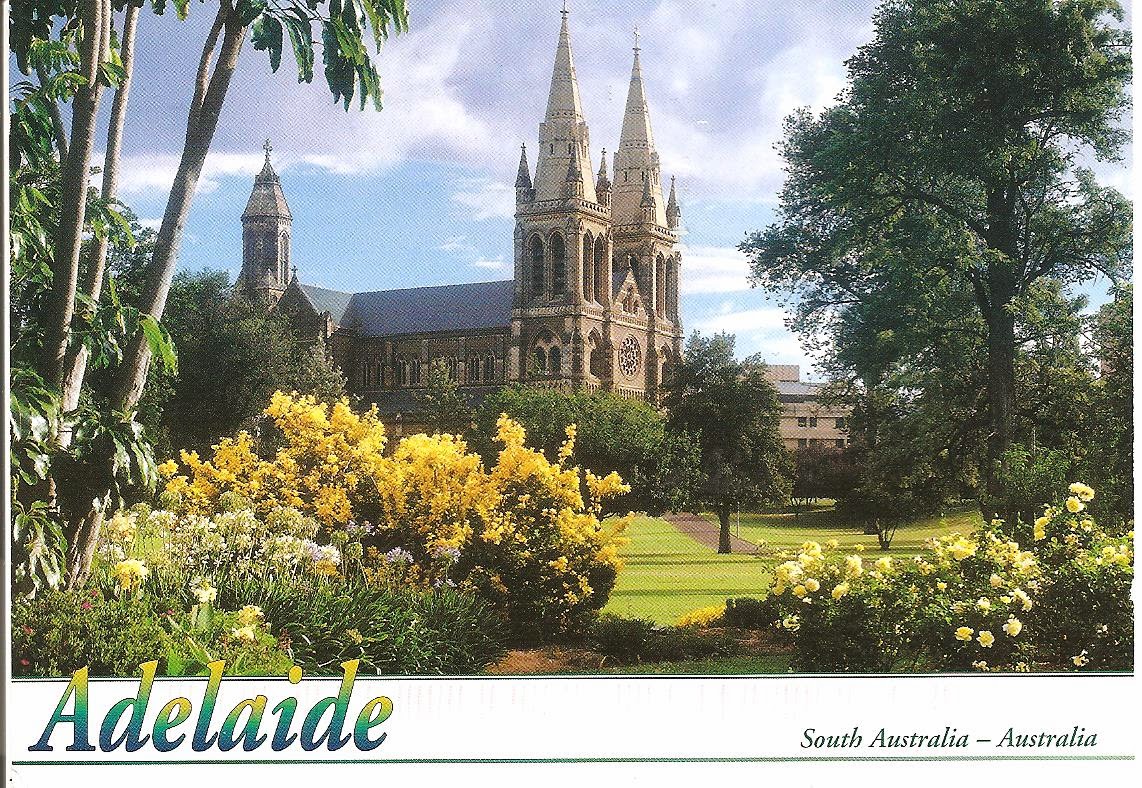 MY POSTCARD-PAGE: AUSTRALIA ~St Peters Cathedral - Adelaide