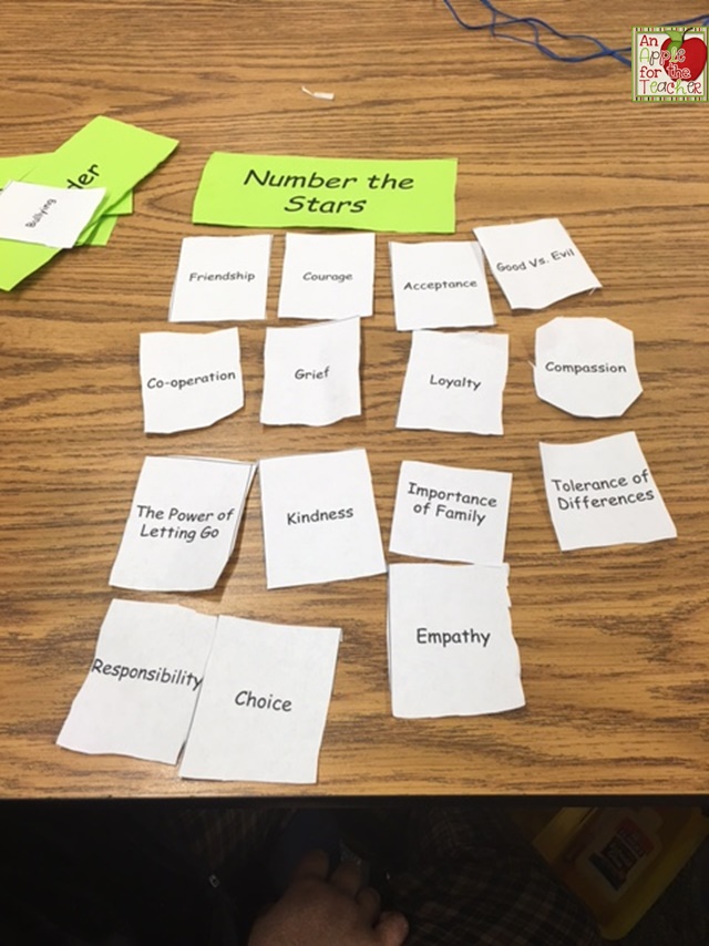 An Apple For The Teacher: Teaching Theme With Sorts