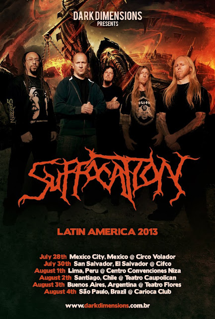 SUFFOCATION anuncia tour Latinoamericano e incluye a Perú - Dargedik ...