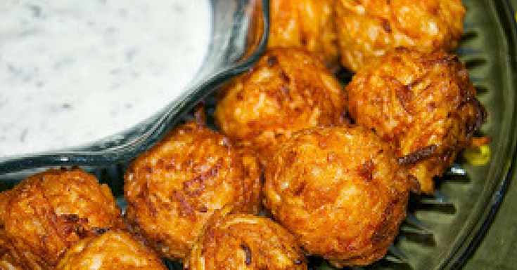 Tasty Taro Fritters - Frituras de Malanga