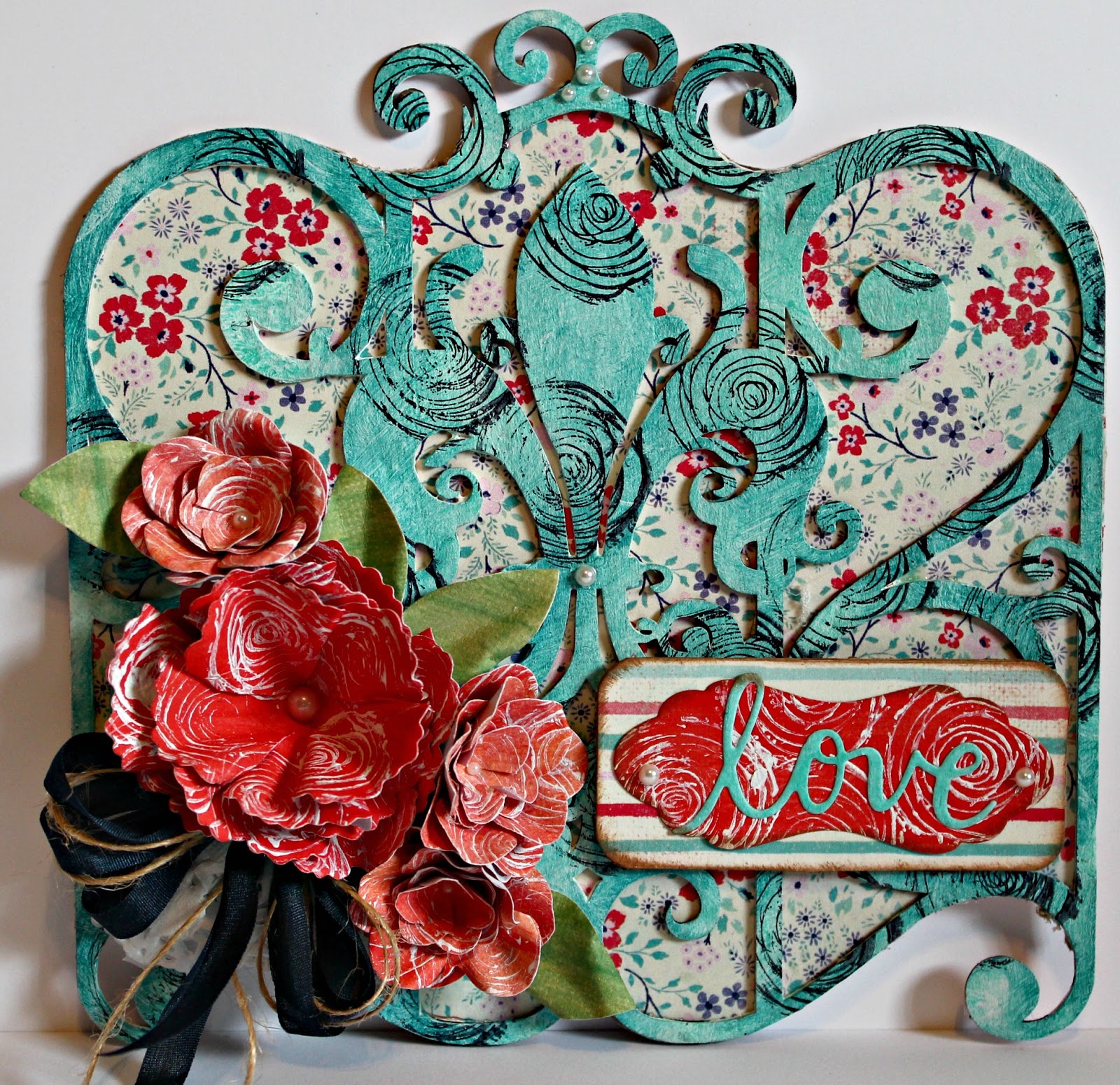 Pam Bray Designs: A Girl with Flair: Love Gate with Tutorial