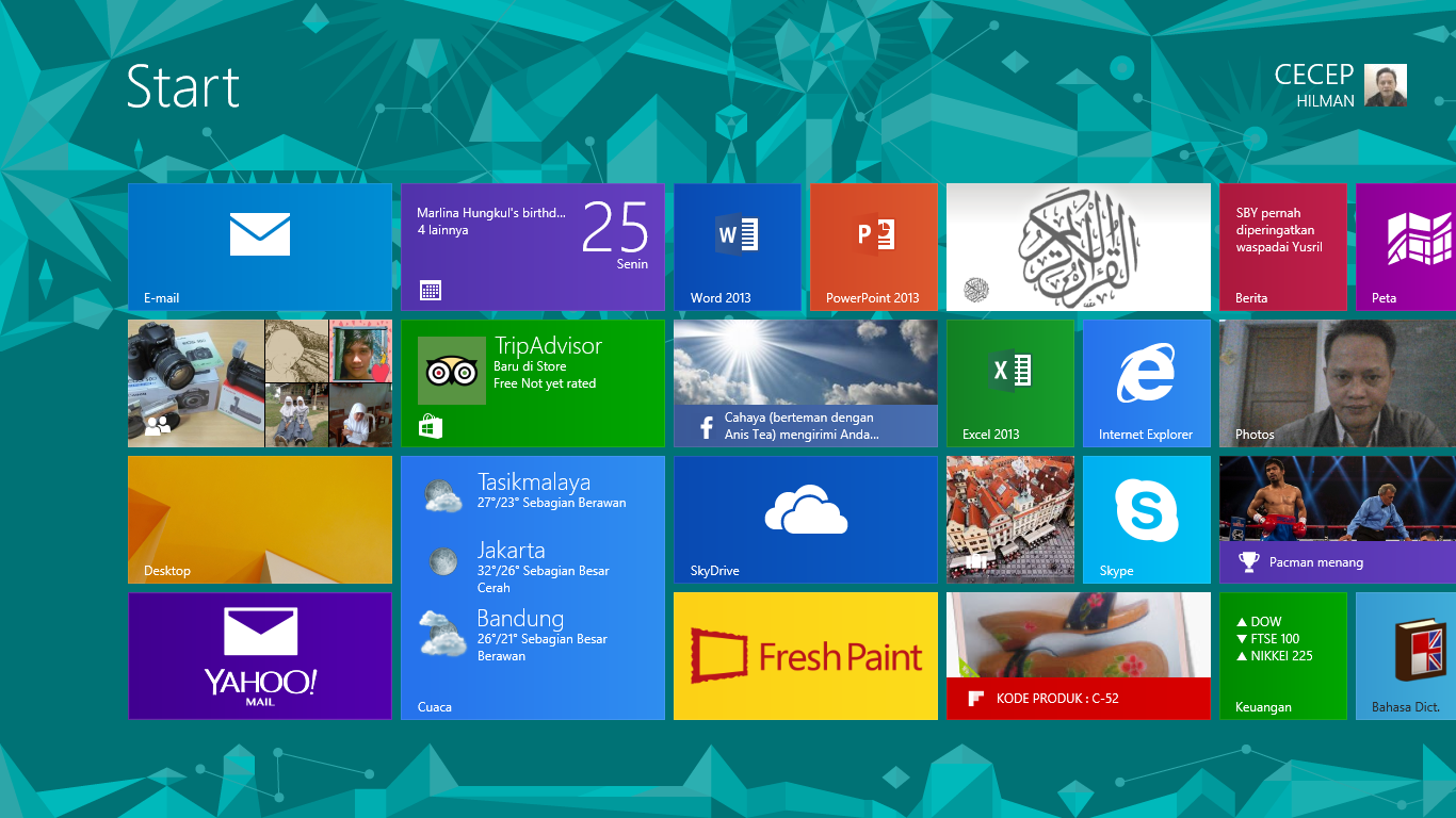 Secuil Tentang Pendidikan dan Pembelajaran: Mengenal sekilas windows 8 ...