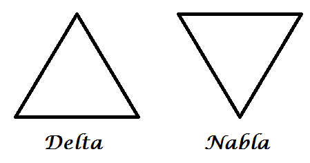Retales de Matemáticas: 1524. Delta y Nabla. RESOLUCIÓN