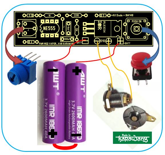 DIY ELECTRONICS PROJECTS: DIY MOD Vapor PWM