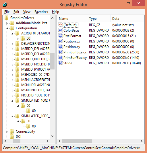 Yet another blog...: Windows changing size & position after monitor sleep