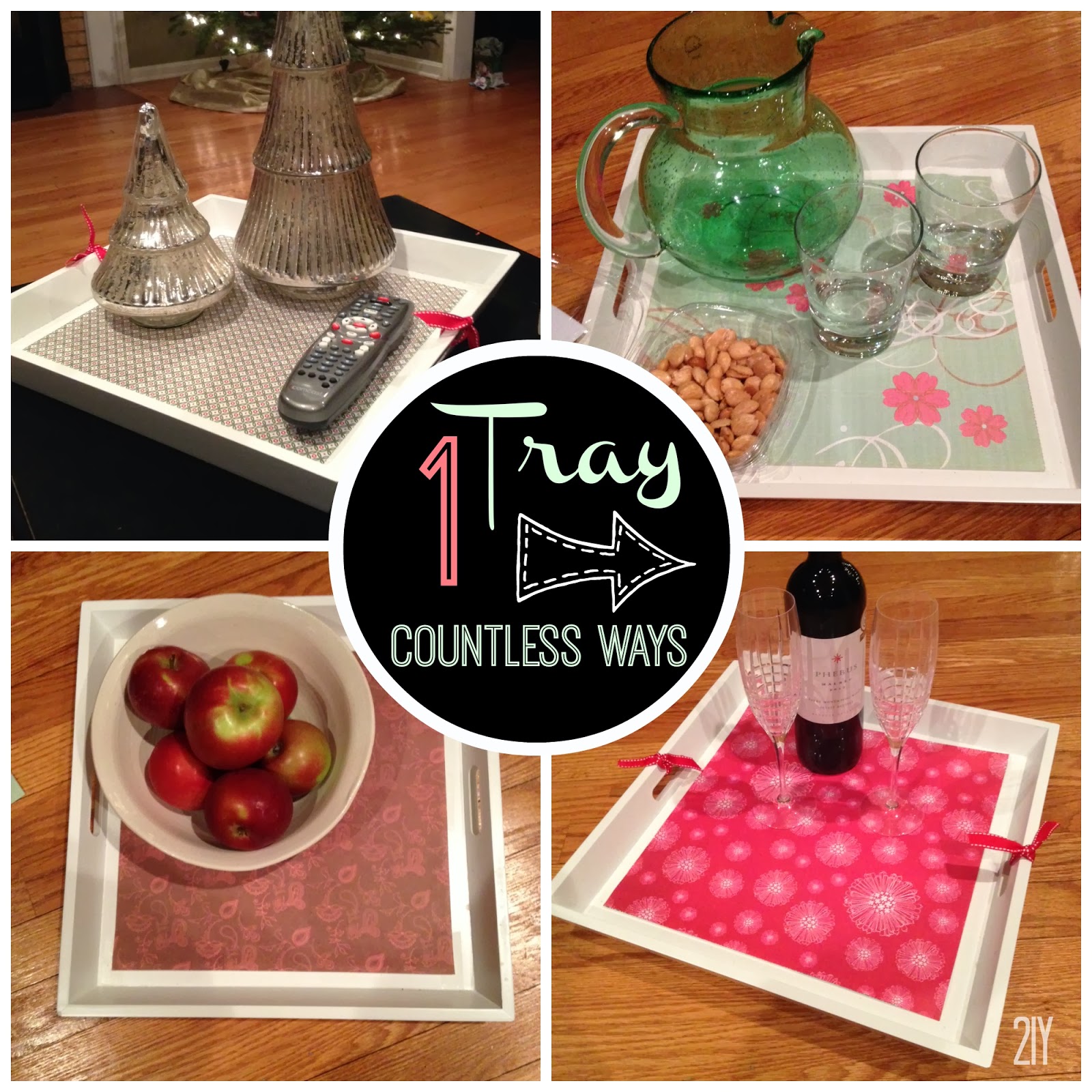 Two It Yourself: Same {DIY} Serving Tray, Different Looks for Every ...