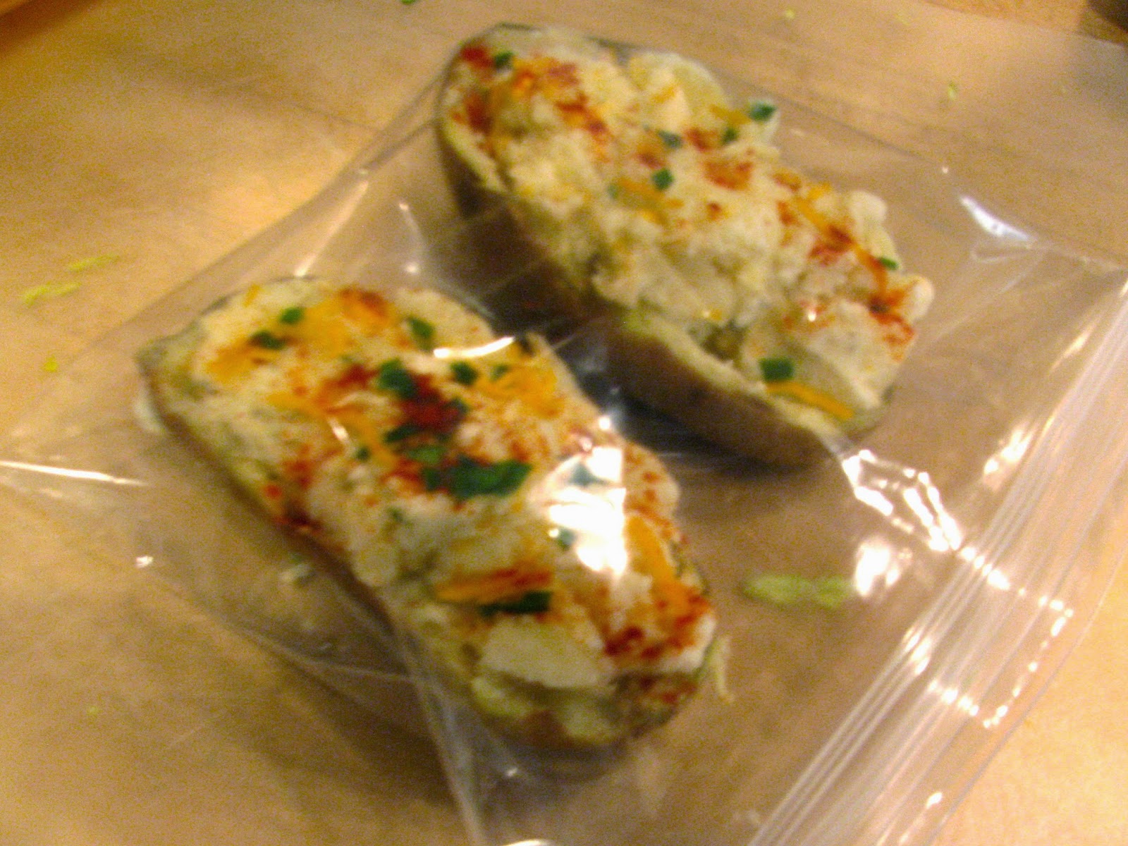 Rita's Recipes: Potato Boats ~Twice Baked Potatoes