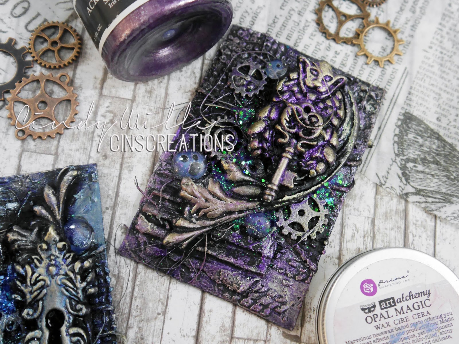 HobbyVision Creative Crew: Mixed Media Artist Trading Cards (ATC's)