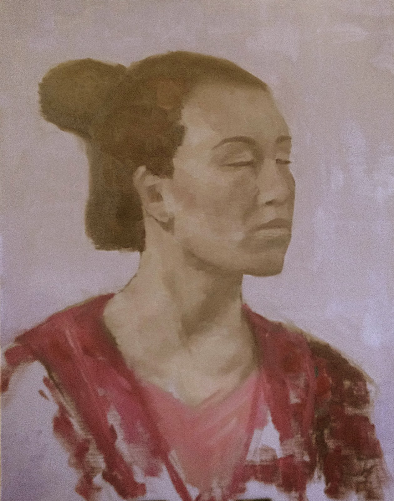 PJ Lynch Gallery: Emma Modelling at Kennedy's