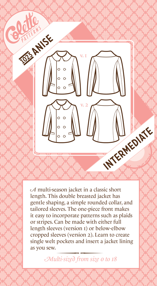 New patterns from Colette Patterns!