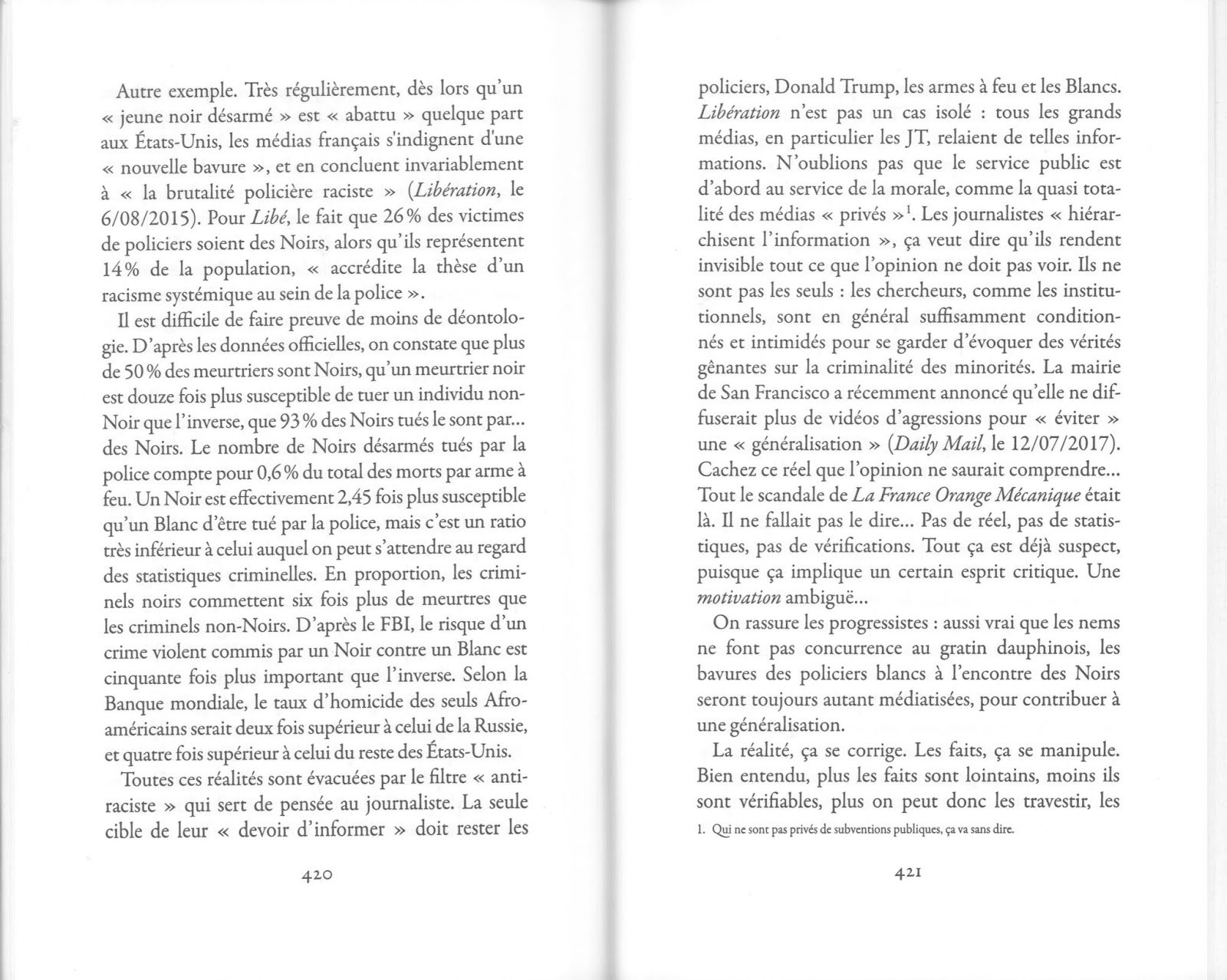école : références: Laurent Obertone, La France interdite (2018)