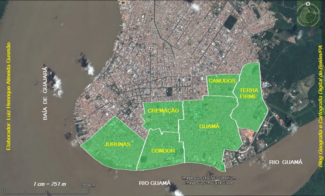 Geografia e Cartografia Digital de Belém (Pará): Cartografia dos ...