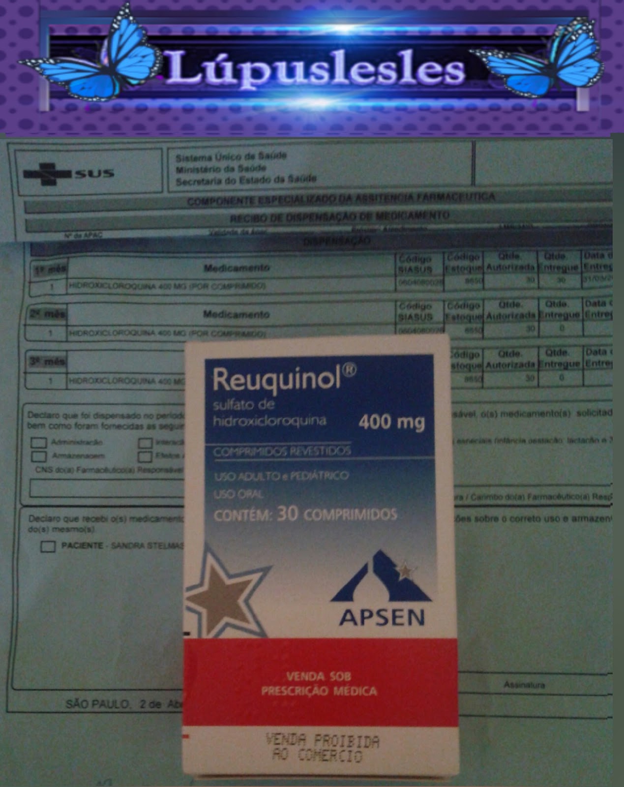 Lúpuslesles: Hidroxicloroquina - Reuquinol - Plaquinol