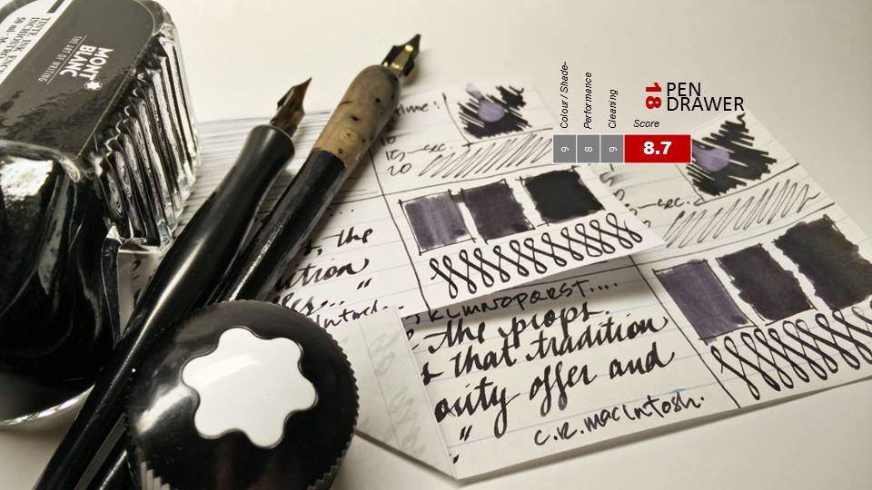 Ink Review: Mystery Black by Mont Blanc | 18 PEN DRAWER