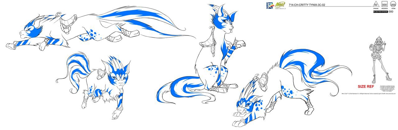 Winx Club 7 Concept Arts: Fairy Animals