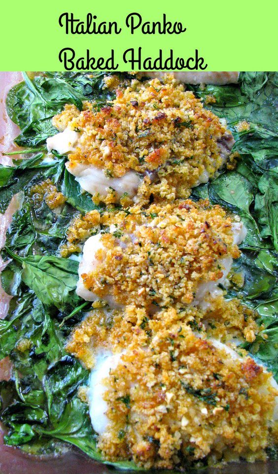 Italian Panko Baked Haddock - Food Delicious Ideas